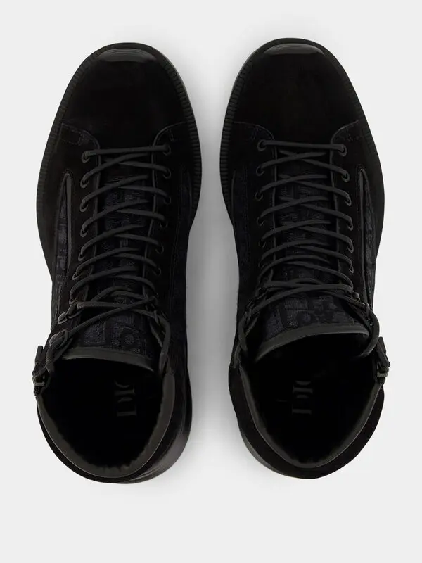 Dior Leather Combat Boots