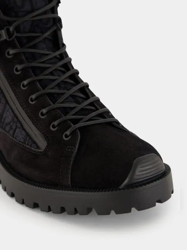 Dior Leather Combat Boots