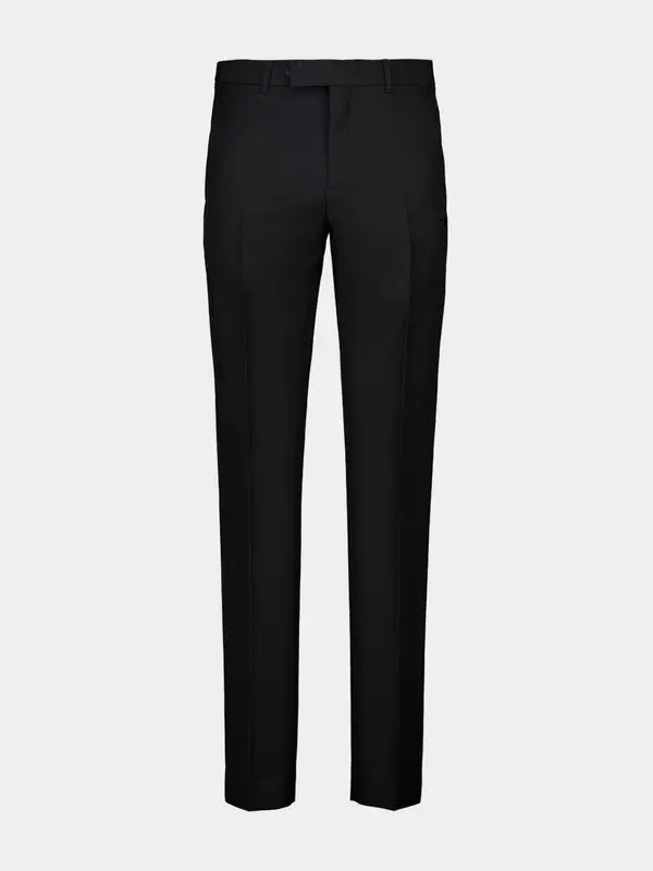 Dior Virgin Wool Tailored Trousers - Black