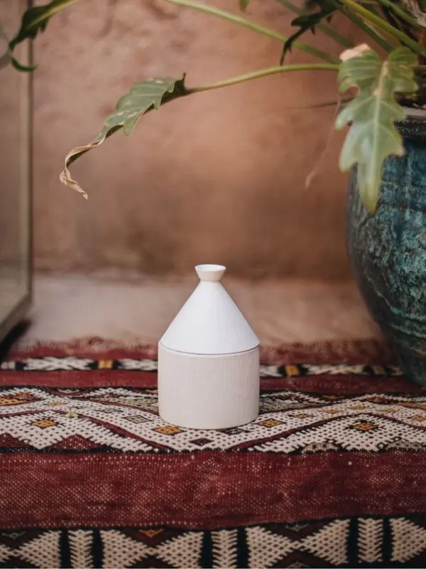 CÔTÉ BOUGIE Tajine Candle - White