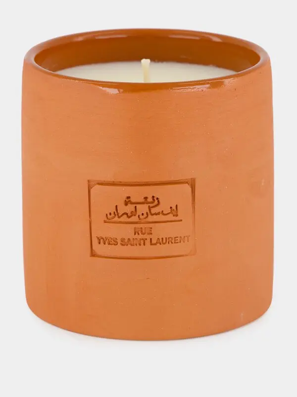 CÔTÉ BOUGIE Rue Yves Saint Laurent Small Candle - Orange
