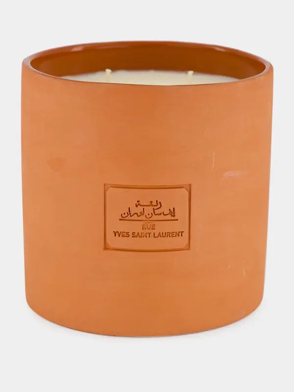 CÔTÉ BOUGIE Rue Yves Saint Laurent Large Candle - Orange