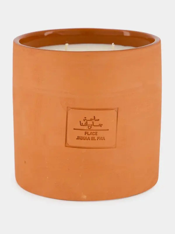 CÔTÉ BOUGIE Jemma El Fna Large Candle - Orange