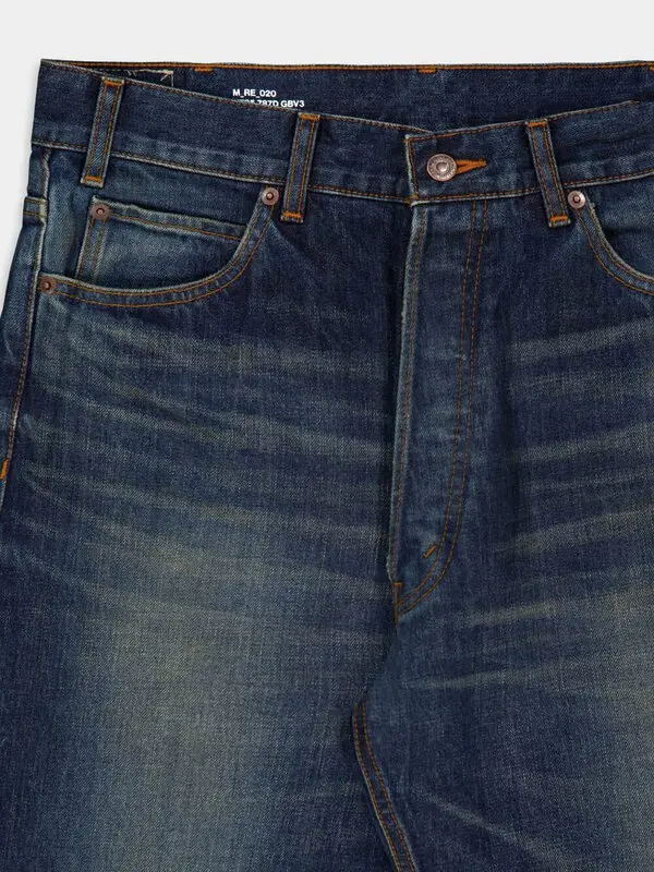 Celine Rigid Cotton Denim Jeans