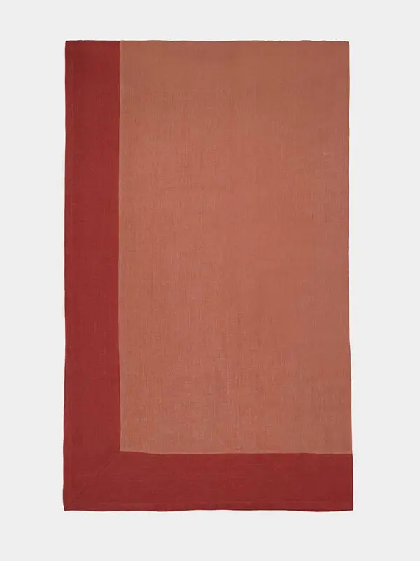 Borgo Delle Tovaglie Bauhaus Linen Tablecloth - Orange