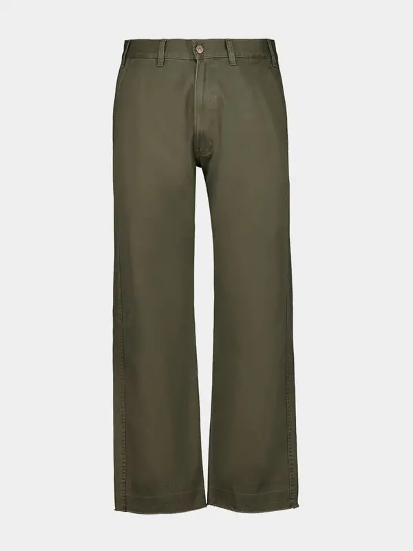 Celine Trousers Chinos Cotton Twill
