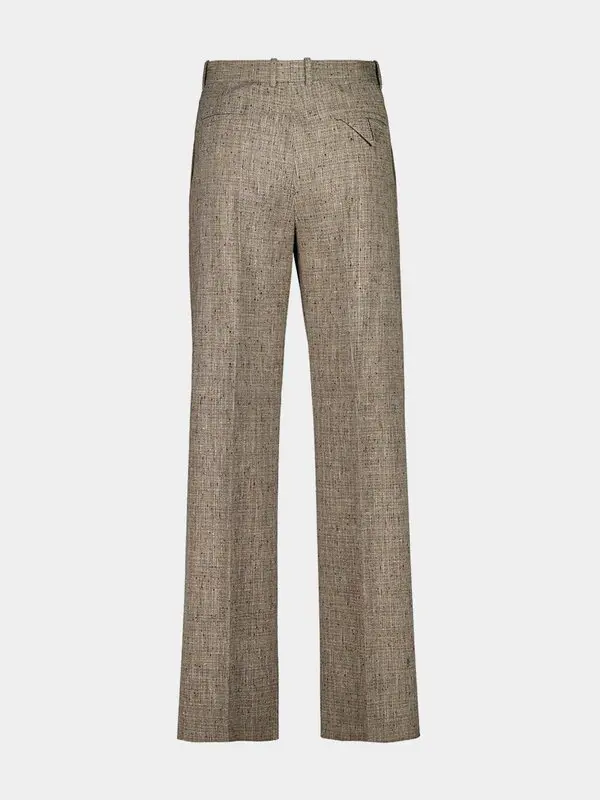 Bottega Veneta Sahara Mel Straight-leg Trousers