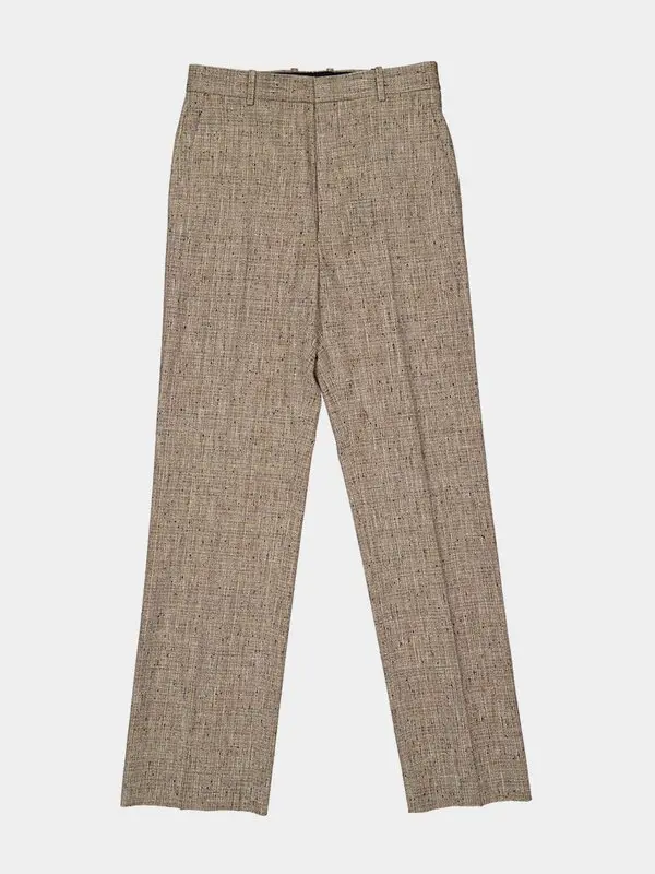 Bottega Veneta Sahara Mel Straight-leg Trousers