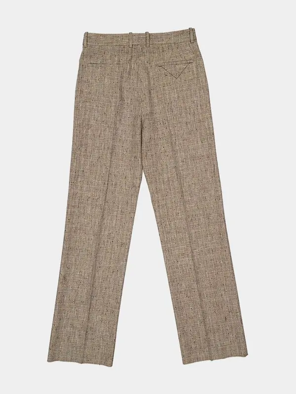 Bottega Veneta Sahara Mel Straight-leg Trousers