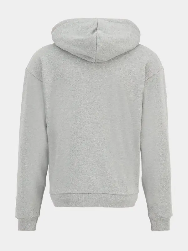 Celine Cotton Fleece Zip-up Hoodie