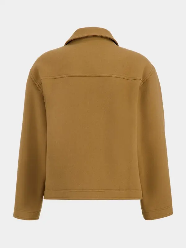 Celine Zipped Wool Felt Jacket