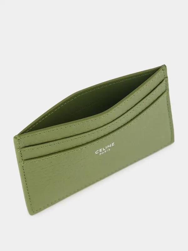 Celine Card Holder Grained Leather Medium