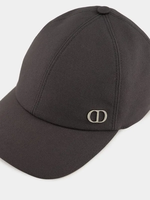 Dior Cd Essentials Metal Pin Cotton Baseball Cap