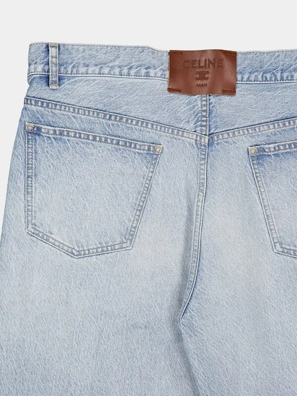 Celine Boyfriend Jeans In Rigid Cotton