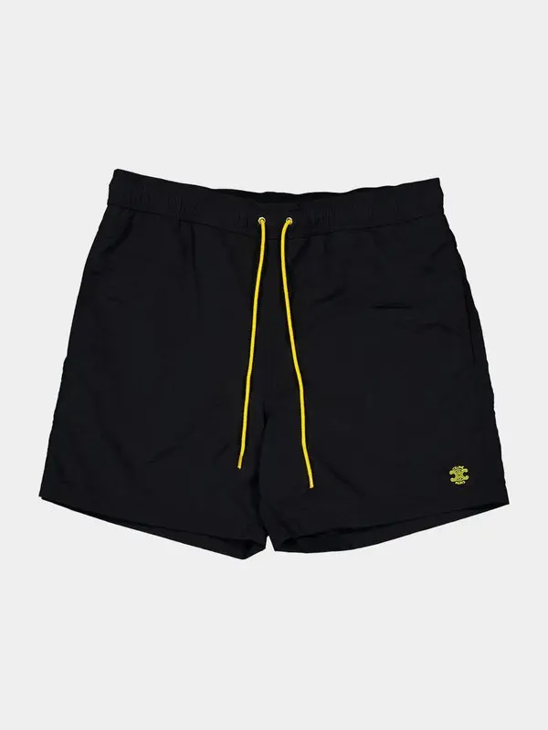 Celine Nylon Swim Shorts With Drawstring Waist