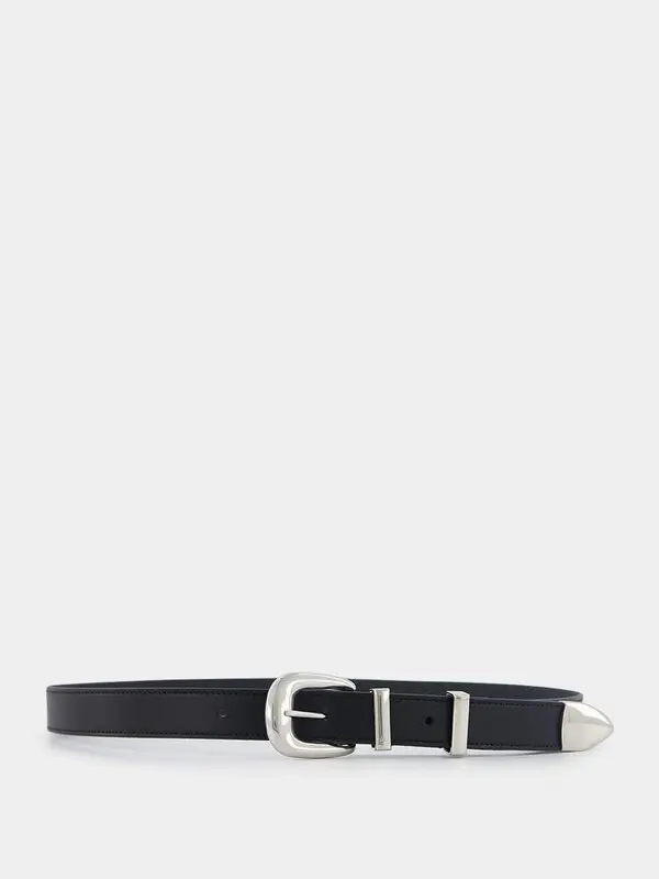 Celine Medium Western Belt - Black