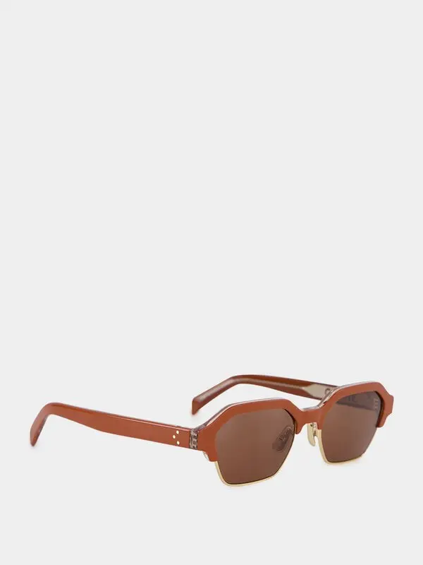 Celine Acetate And Metal Sunglasses