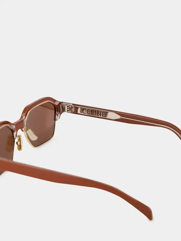 Celine Acetate And Metal Sunglasses