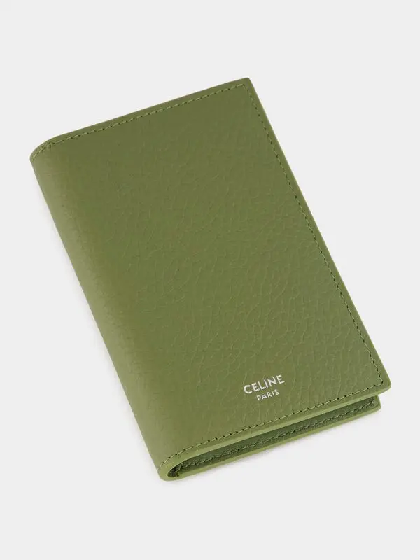 Celine Card Holder Vertical Grained Leather