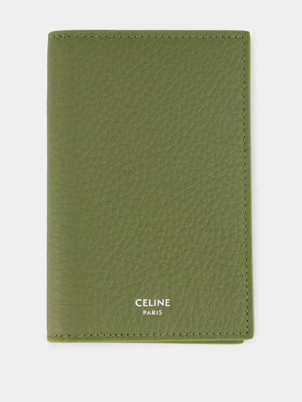 Celine Card Holder Vertical Grained Leather - Multicolour