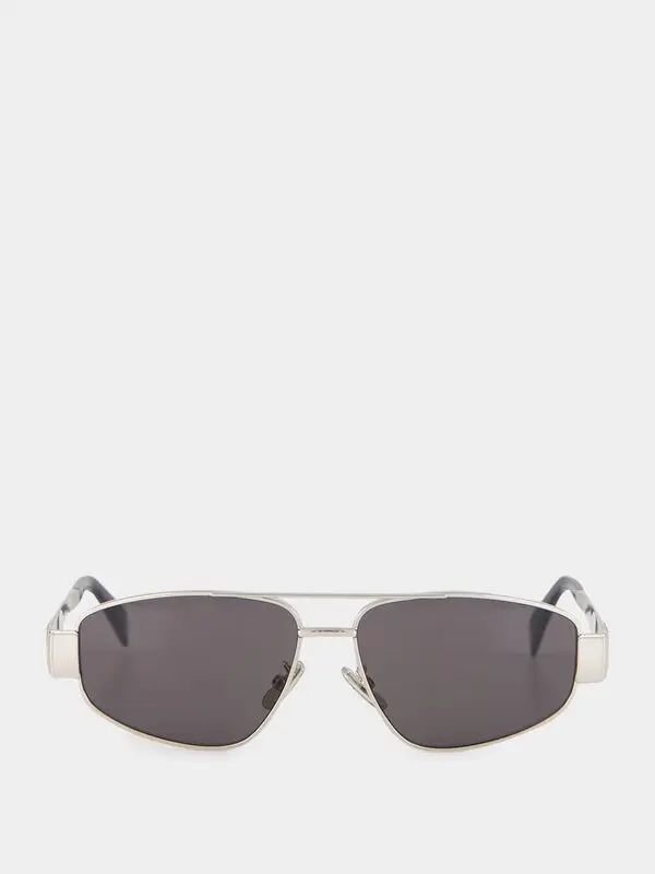 Celine Sunglasses Triomphe 03 Metal - Silver
