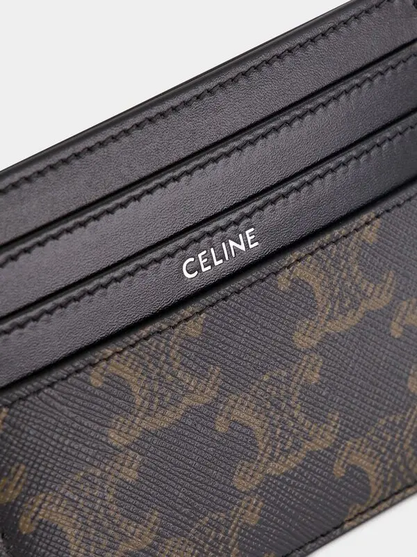Celine Large Triomphe Canvas Card Holder