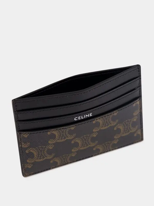 Celine Large Triomphe Canvas Card Holder