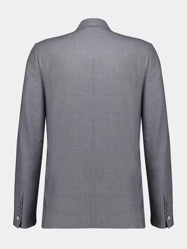 Dior Peak Lapel Jacket With Double Vent And Flap Pockets