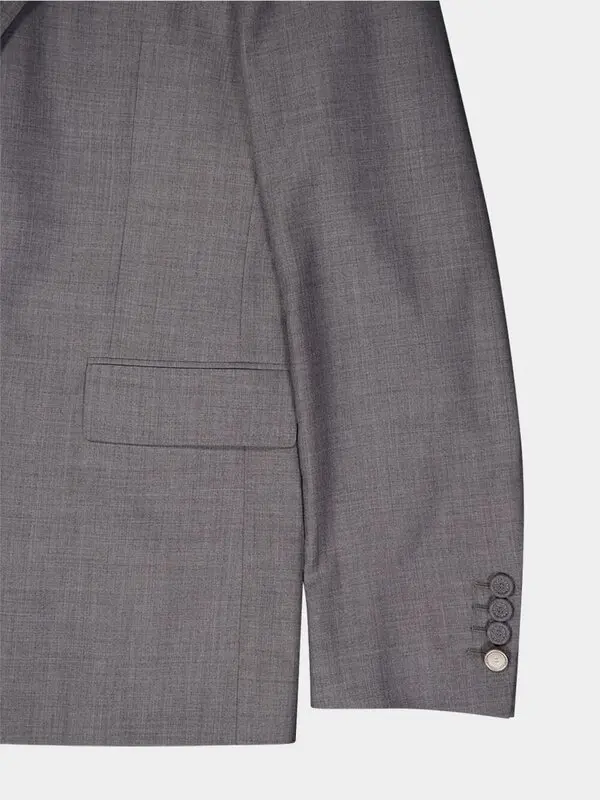 Dior Peak Lapel Jacket With Double Vent And Flap Pockets