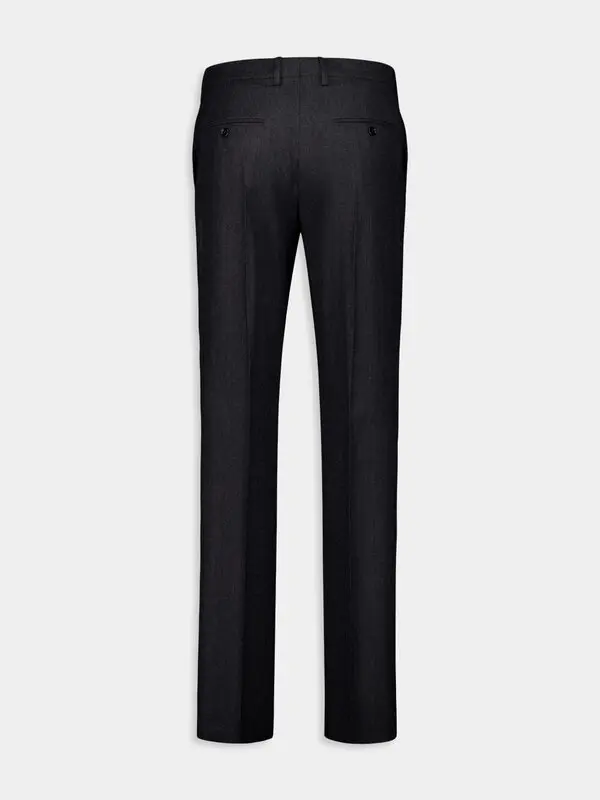 Celine Straight Fit Wool Trousers