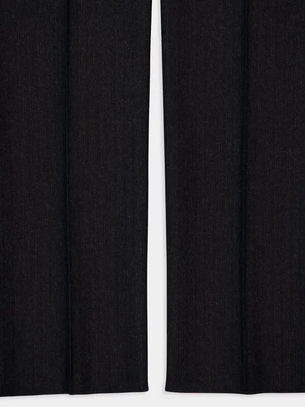 Celine Straight Fit Wool Trousers