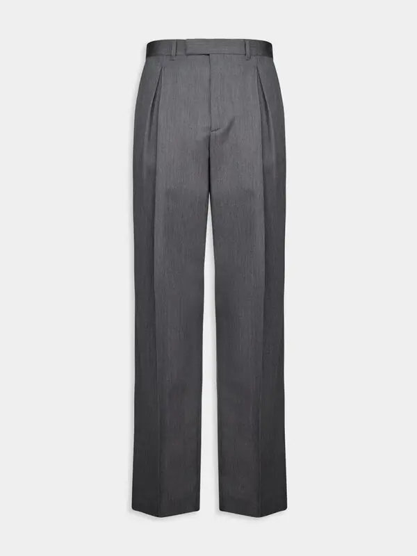 Dior Pleated Trousers - Grey