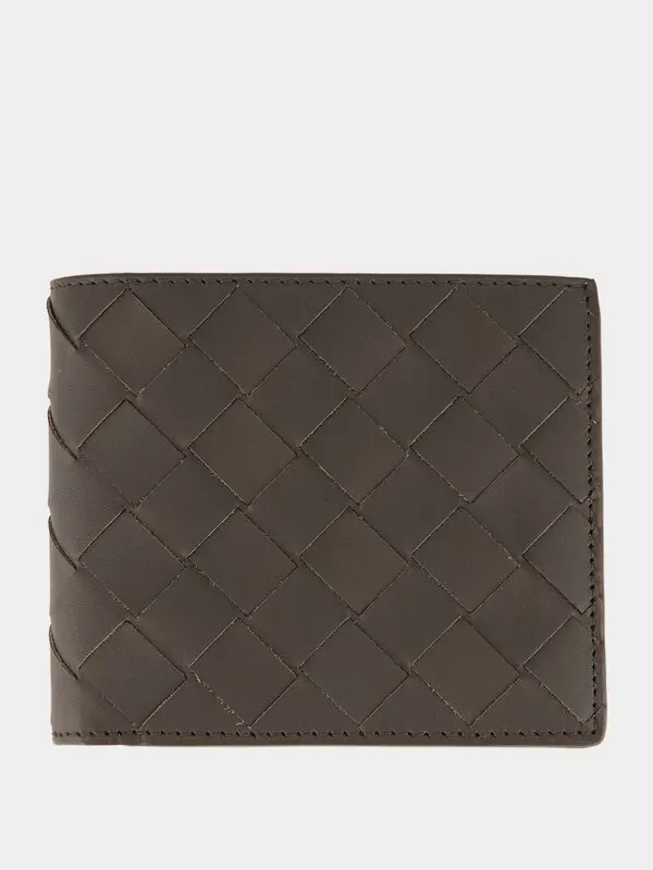 Bottega Veneta Fondant Intrecciato Bi-fold Wallet - Brown