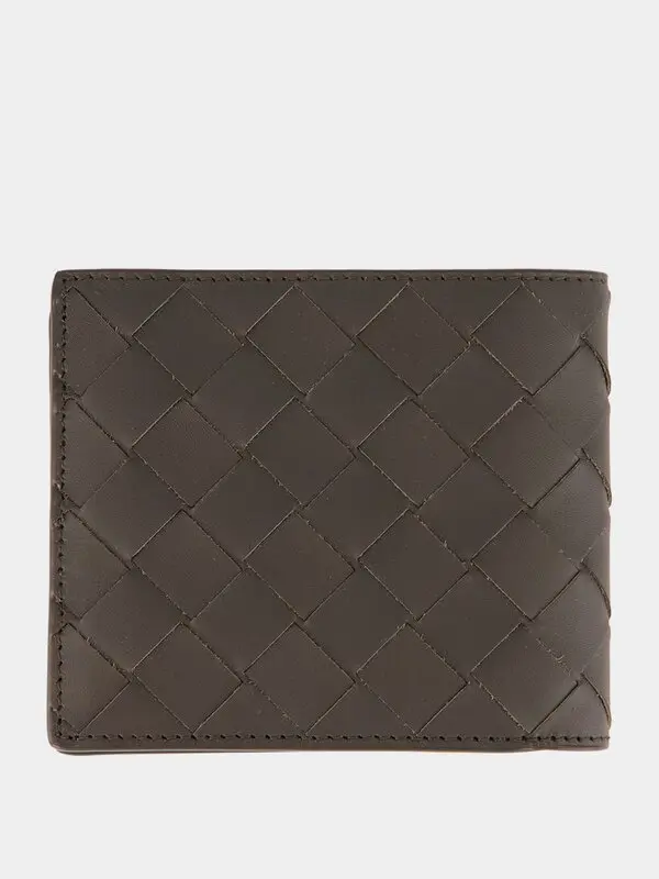 Bottega Veneta Fondant Intrecciato Bi-fold Wallet - Brown