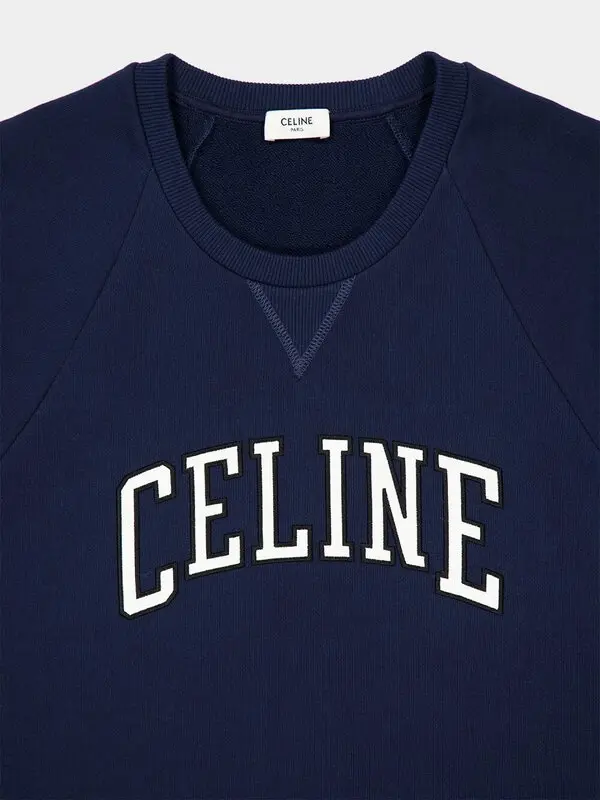 Celine Cotton Fleece Sweatshirt