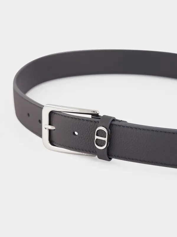 Dior 33mm Grained Leather Belt