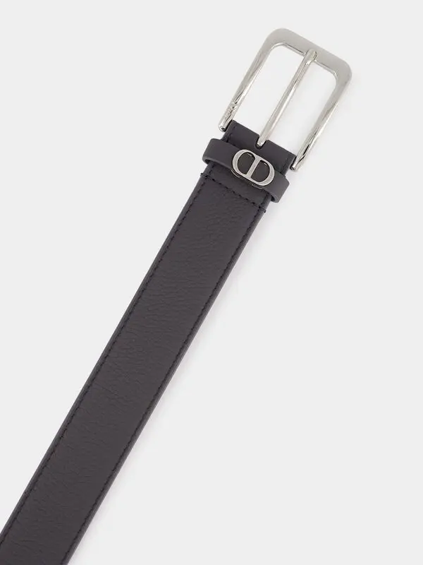 Dior 33mm Grained Leather Belt