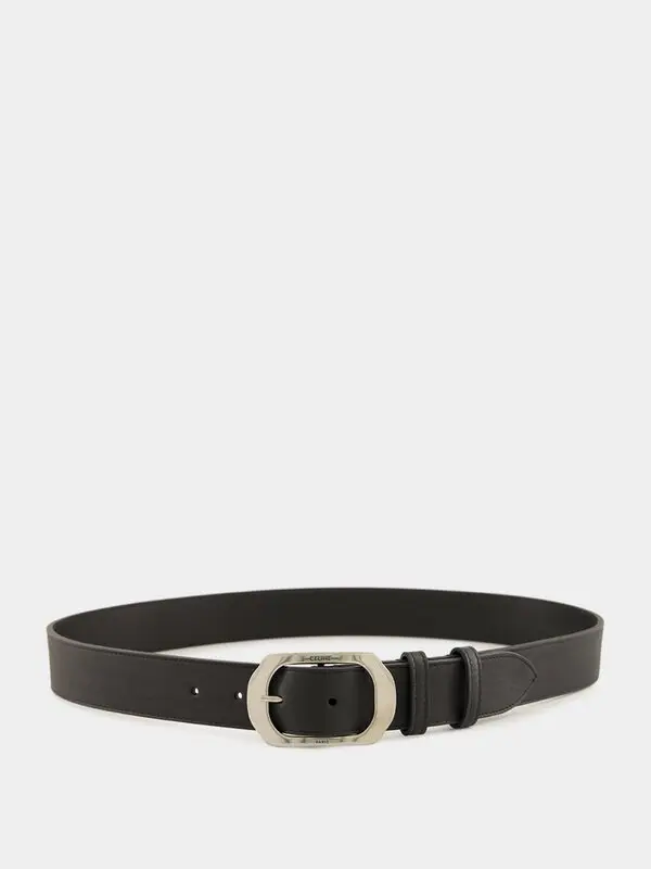 Celine Belt Vintage Leather 35mm - Black