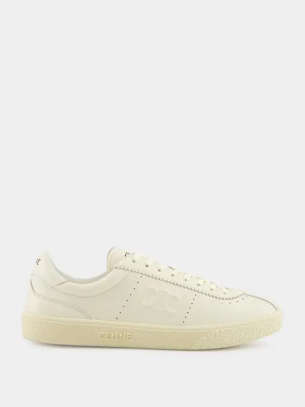 Celine Lace-up Leather Sneakers