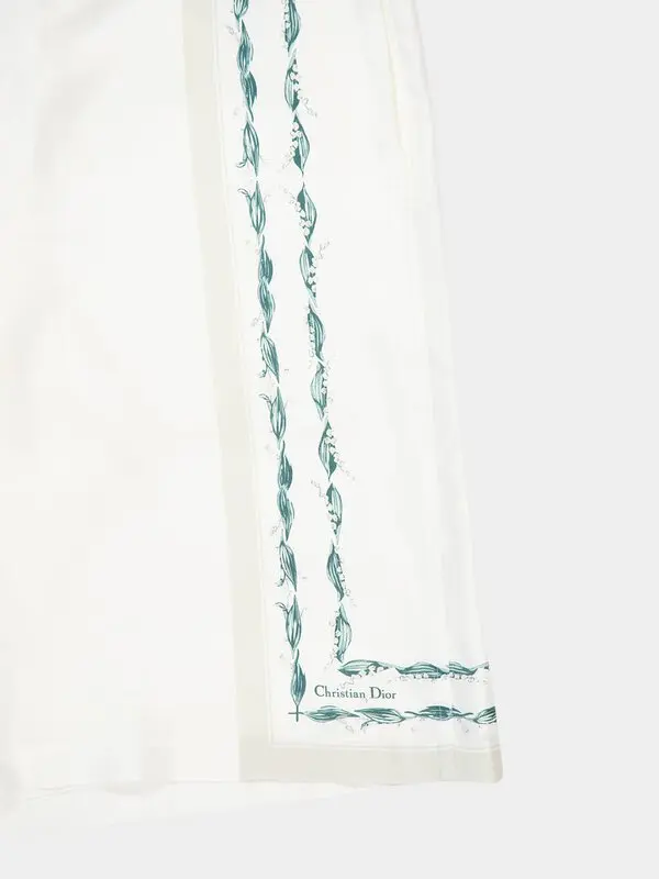 Dior Silk Bermuda Shorts With Flap Pocket