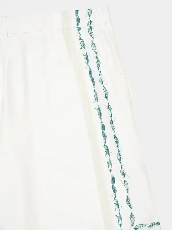 Dior Silk Bermuda Shorts With Flap Pocket