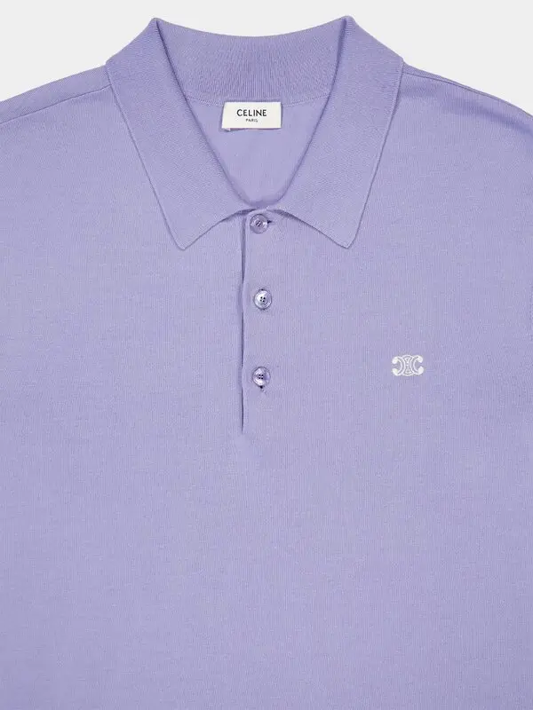 Celine Polo L/s Fine Knit Cotton