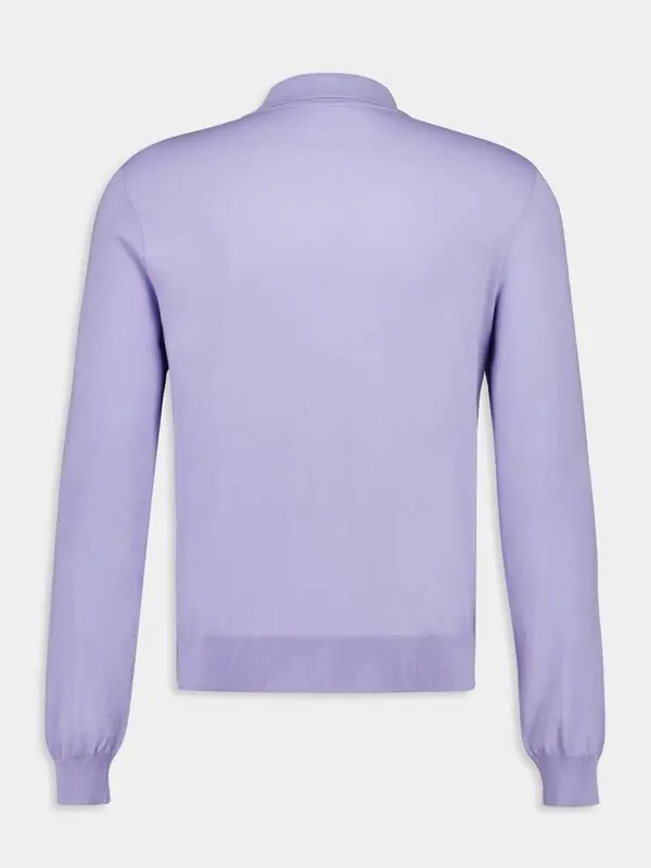 Celine Polo L/s Fine Knit Cotton
