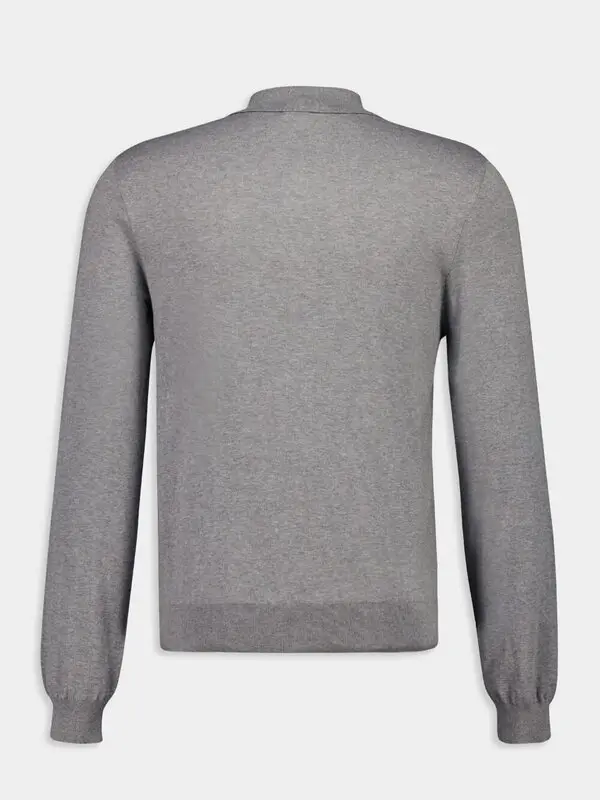 Celine Polo L/s Fine Knit Cotton