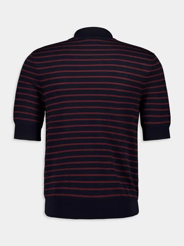 Celine Polo S/s Fine Knit Cotton