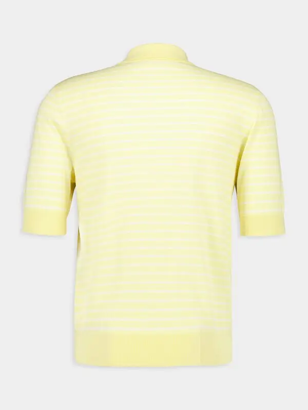 Celine Polo S/s Fine Knit Cotton