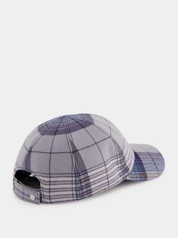 Dior Tartan Check Baseball Cap