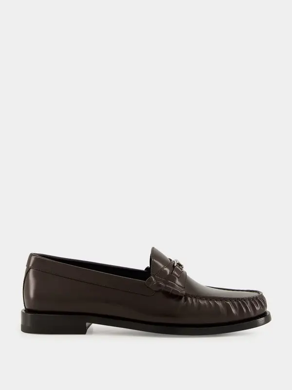 Celine Triomphe Loafers - Brown