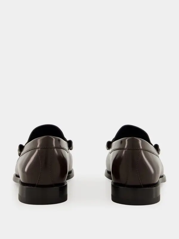 Celine Triomphe Loafers - Brown
