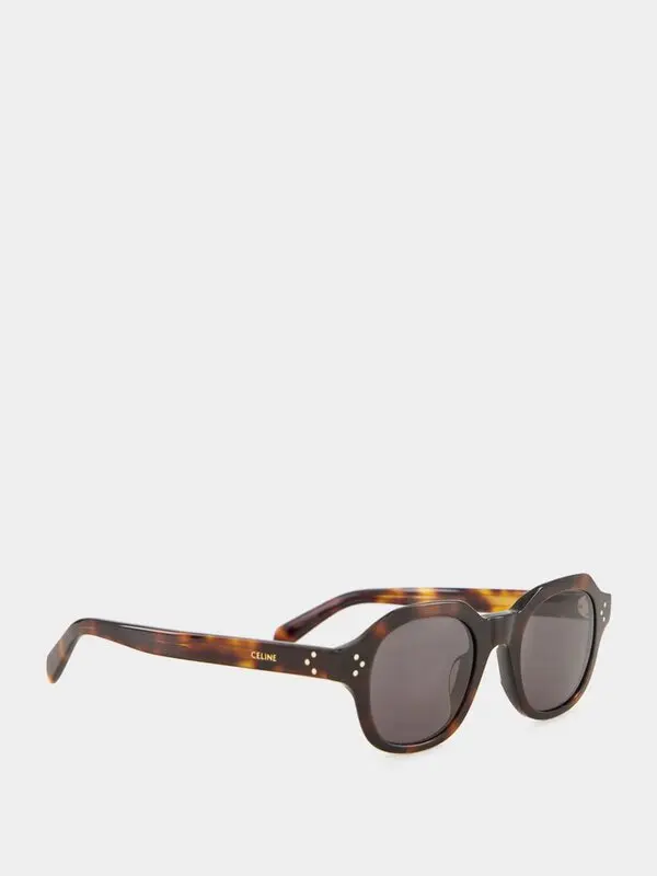 Celine Squoval Frame Sunglasses - Black